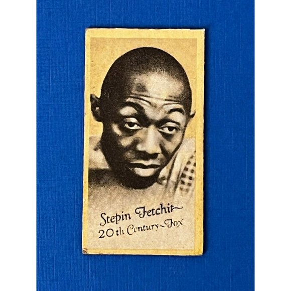 ENGRAV-O-TINTS | Toys | 935 Engravotints Stepin Fetchit Rookie Card ...